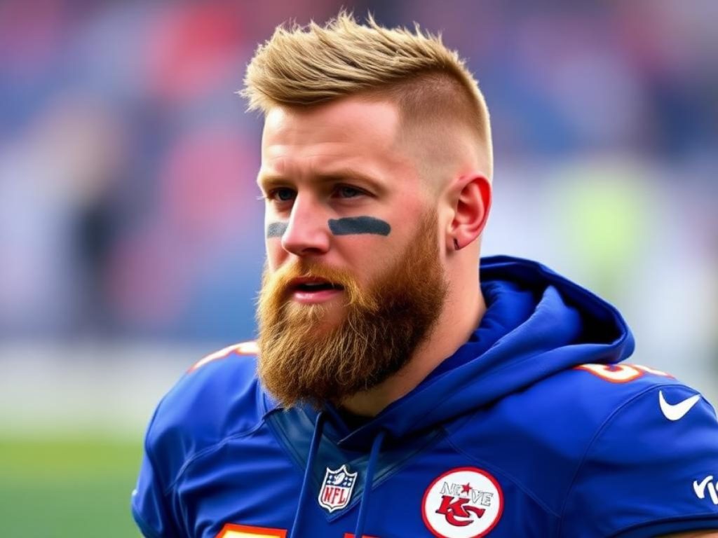 Travis Kelce's Dramatic Hair Transformation: NFL Star Returns to Buzz ...